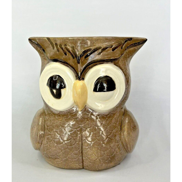 Unbranded | Accents | Vintage Winking Owl Planter Vase Studio Art ...